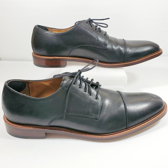 Blake Mckay | Shoes | Blake Mckay Clark T9 Cap Toe Oxford Black Leather ...